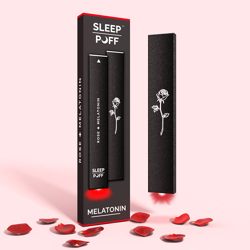 Sleep Puff Rose | Melatonin Aromatherapy Diffuser + Sleep Aid | Sleep Puff